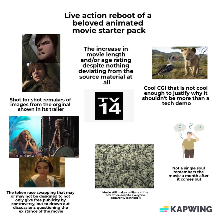 Live action starter pack - 9GAG