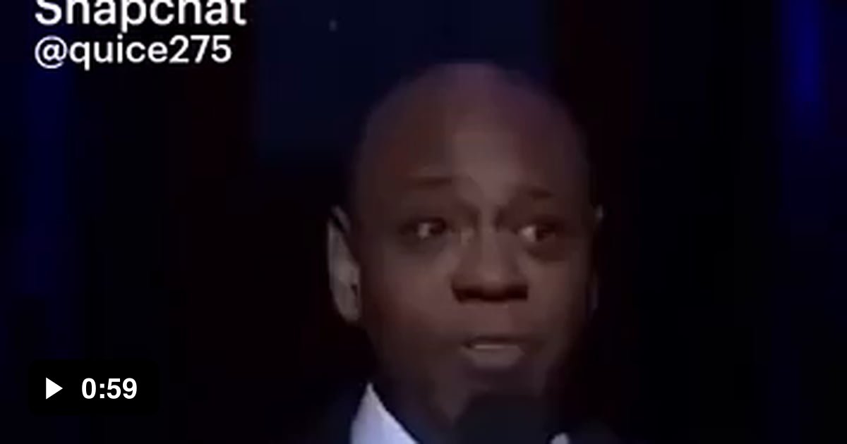Dave Chappelle always has a way with words. - 9GAG