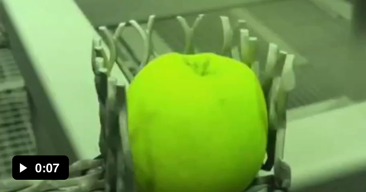 Witness the power of sandblasting on an apple - 9GAG