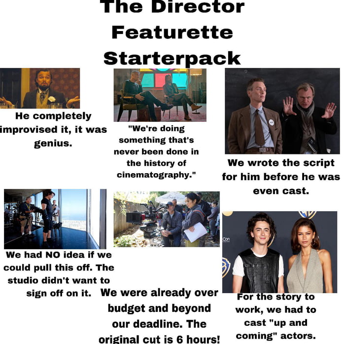 The Director Featurette Starterpack - 9GAG