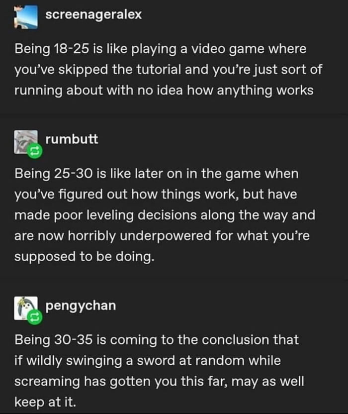 Leveling up in life, one funny quest at a time - 9GAG