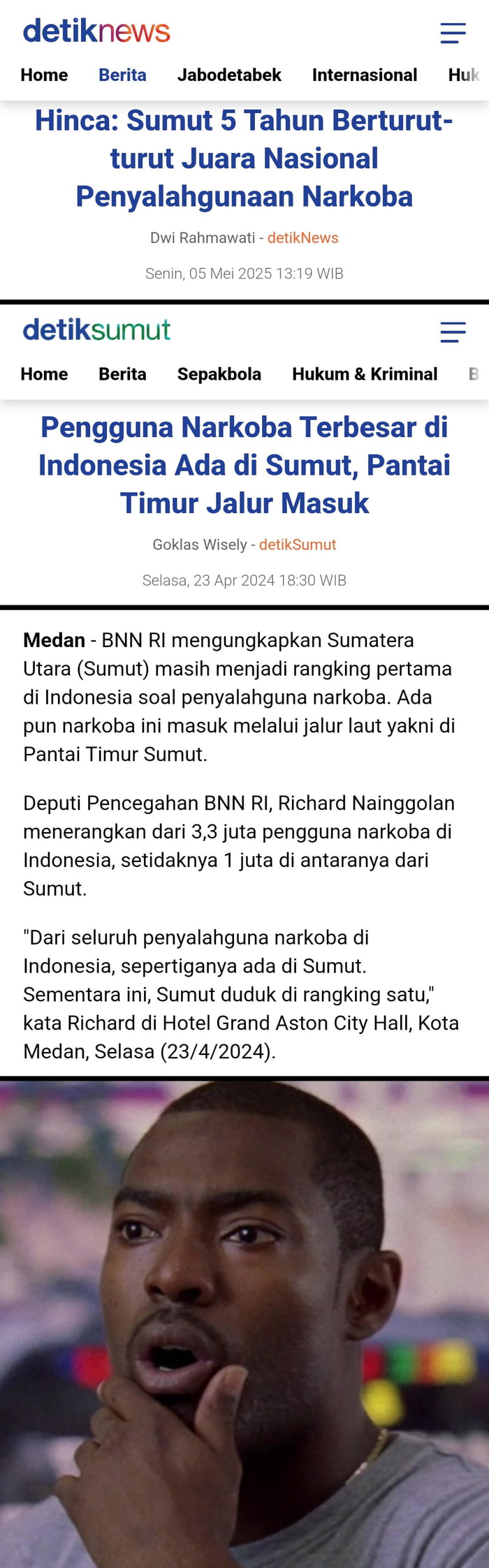 Kalo di Jawa, ormas malak cuma buat mabok ciu. Di Sumut buat nyabu ...