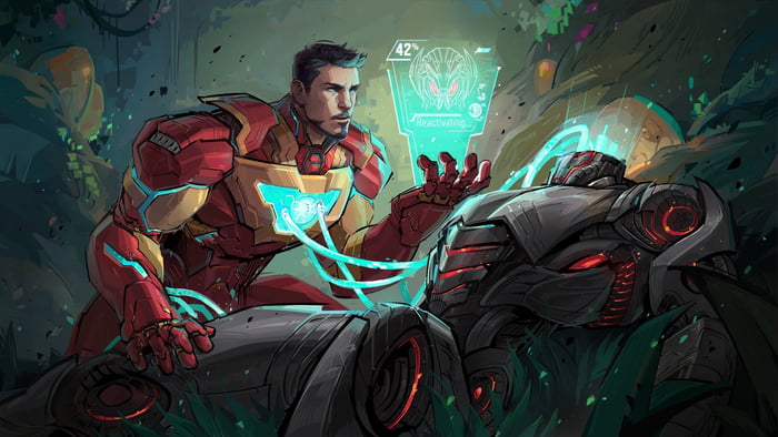 Tony is breastfeeding Ultron in Marvel Rivals? - 9GAG