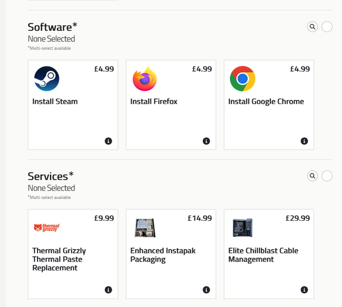 There's actual PC Builders that charge to install FREE software?! AND ...
