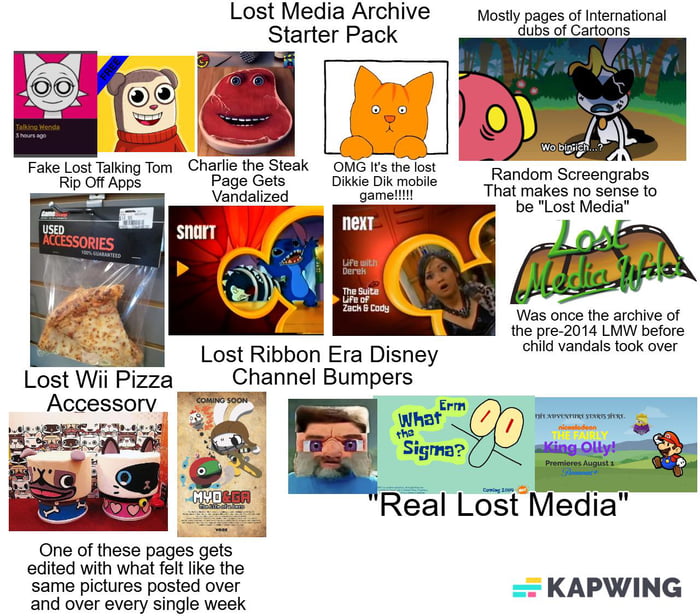Lost Media Archive Starter Pack - 9GAG