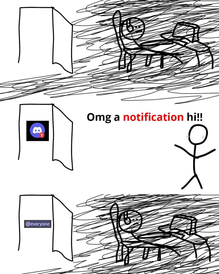 Omg a notification - 9GAG
