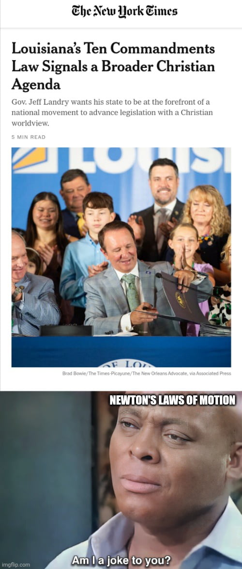 Newton's laws of motion meme - 9GAG