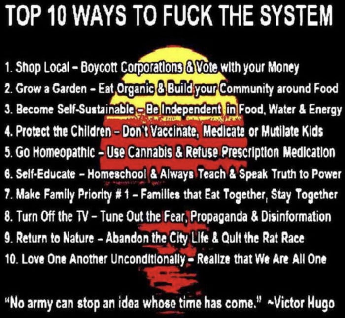 Voting only changes your slavemaster for a time. Here's how to upend their game board: - 9GAG