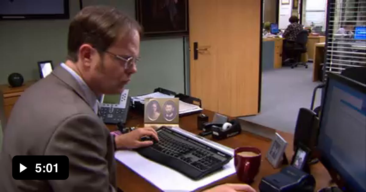 "If you take the blue pill, none of this have ever happened". Bonus from the office. (5:01) - 9GAG