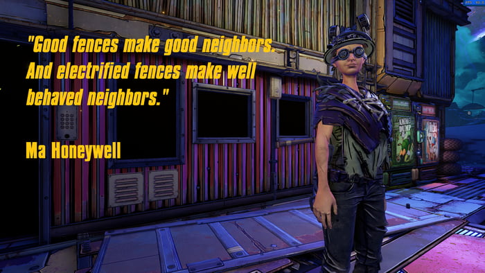 Good fences make good neighbors. - Mending Wall by Robert Frost - 9GAG