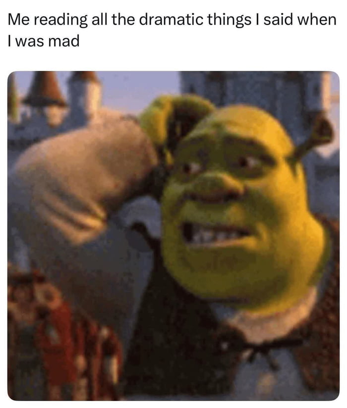 The cringe is real when you revisit your angry texts. - 9GAG