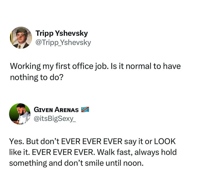 How to survive your first office job. - 9GAG