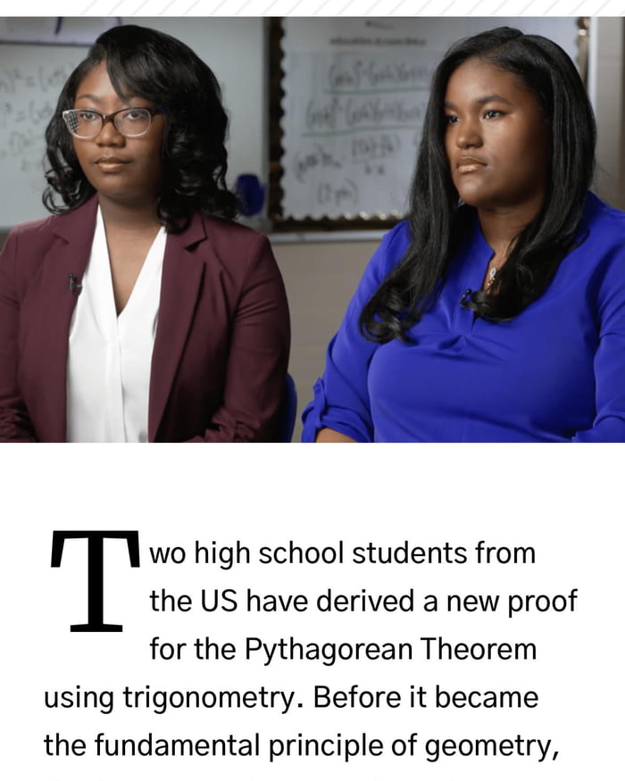 New proof of the Pythagorean Theorem - 9GAG