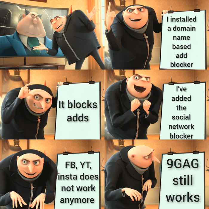 Guess it's an antisocial network - 9GAG