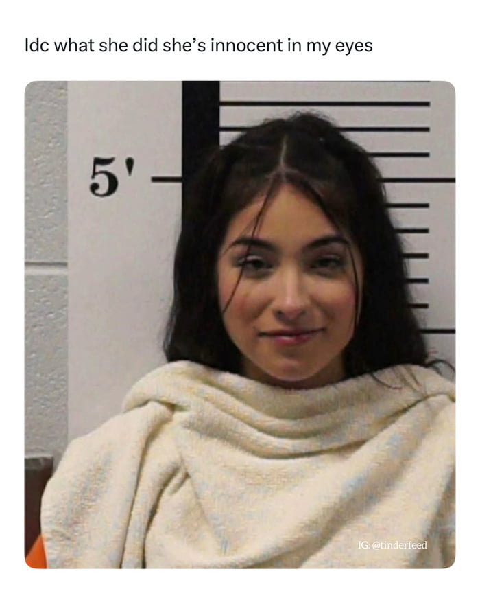 She looks innocent enough to me - 9GAG