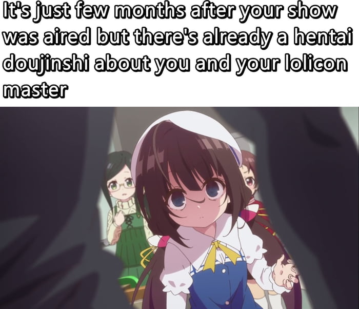 Yes...there is a hentai doujinshi about this loli - 9GAG