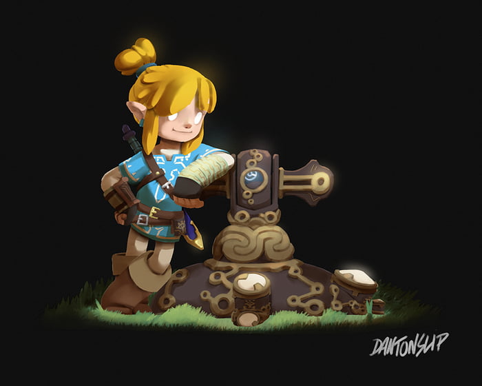 My first fanart of Zelda Botw ! - 9GAG
