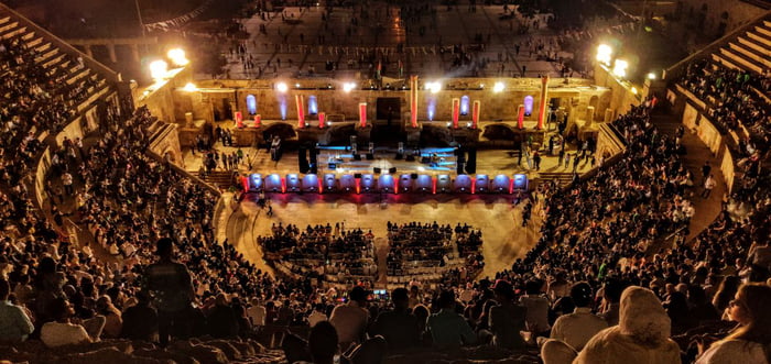 Concert at the Roman Theatre in Amman, Jordan. - 9GAG