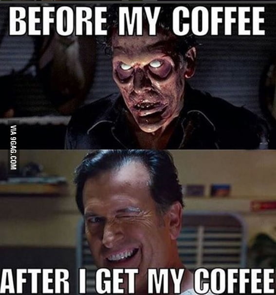 Zombie Coffee Memes I Would Push You In Front Of Zombies Quirky 325ml