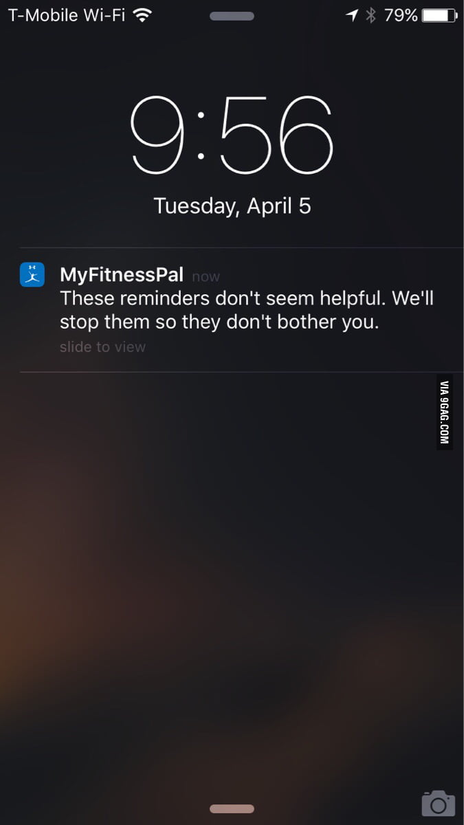 One very passive aggressive app - 9GAG