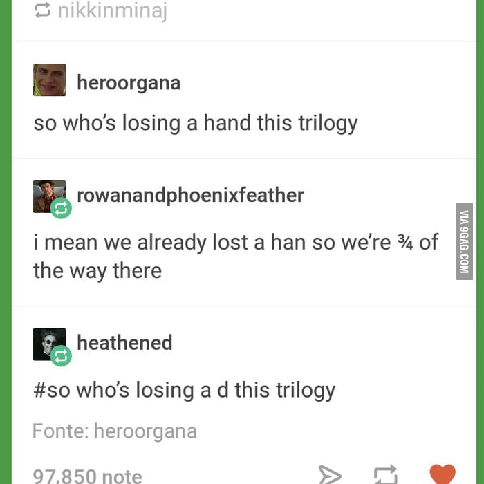 Star wars changes rating... - 9GAG