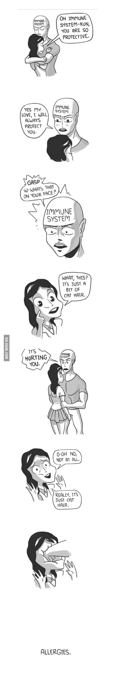 Overprotective Immune System - 9GAG