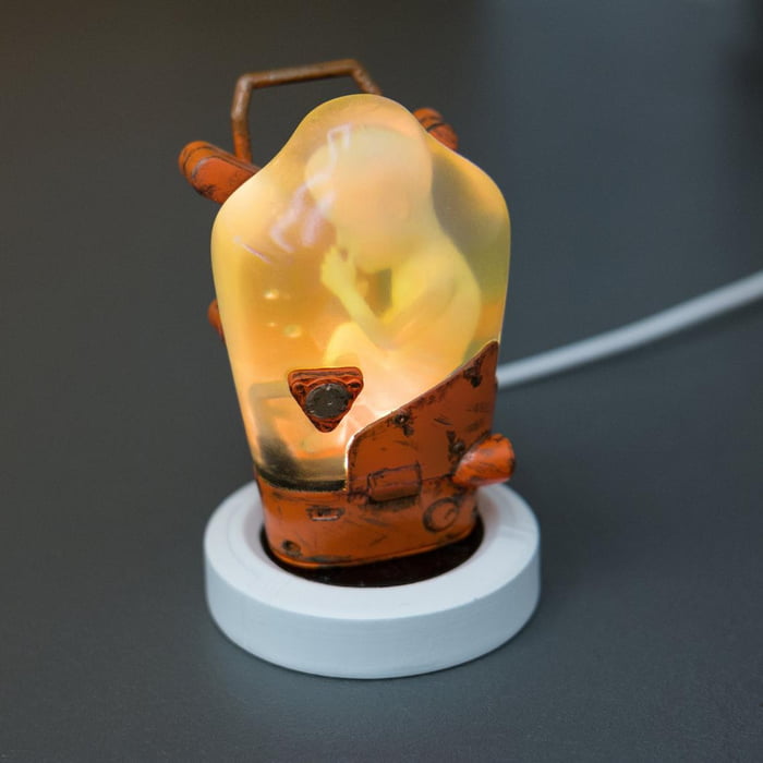 I got this BB pod from Death Stranding for my birthday!! :) It's 3D ...