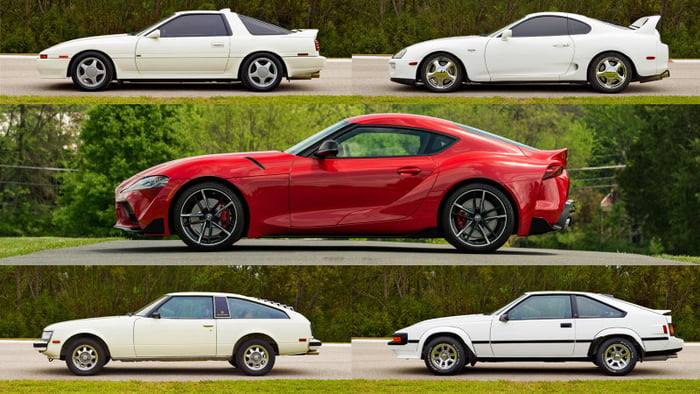Toyota Supra Generations - 9GAG