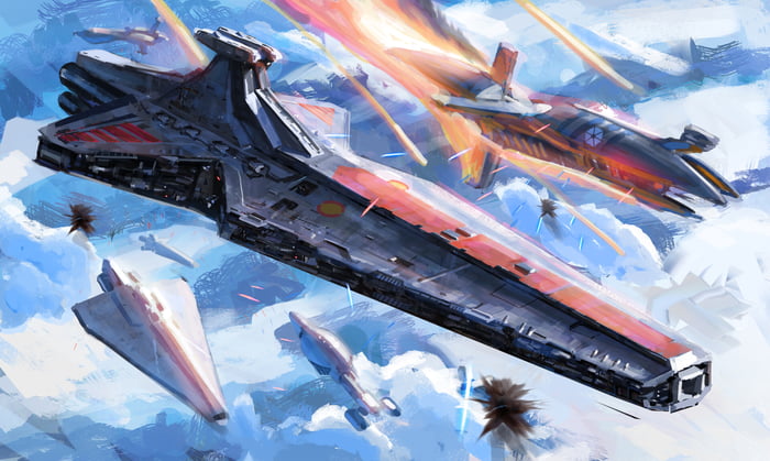 Venator artillery duel made as a commission - 9GAG