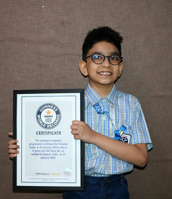Youngest programmer ever, just 6 yo. That's impressive. - 9GAG