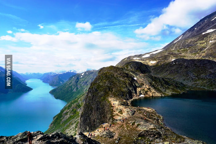 Besseggen,Norway - 9GAG