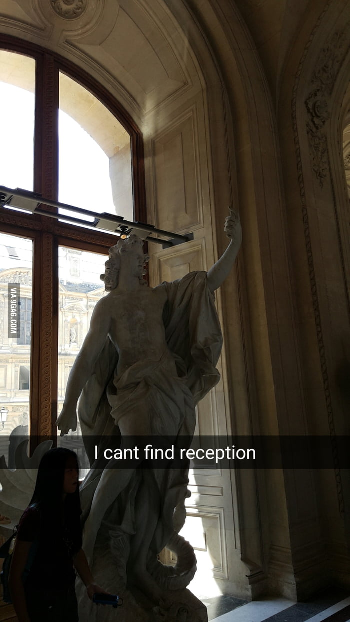 I Can't Find Reception - 9GAG