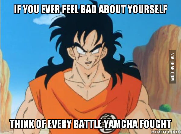 After reading this, Yamcha fainted. - 9GAG