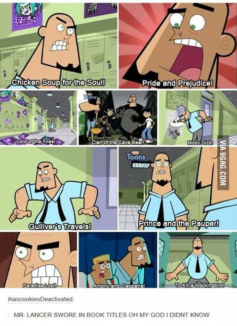 Danny Phantom - Mr. Lancer - 9GAG