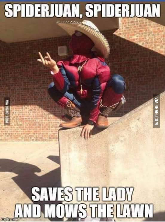 If Spiderman Was Mexican - 9GAG