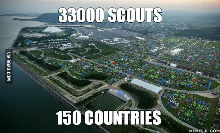 23rd world scout jamboree in japan - 9GAG