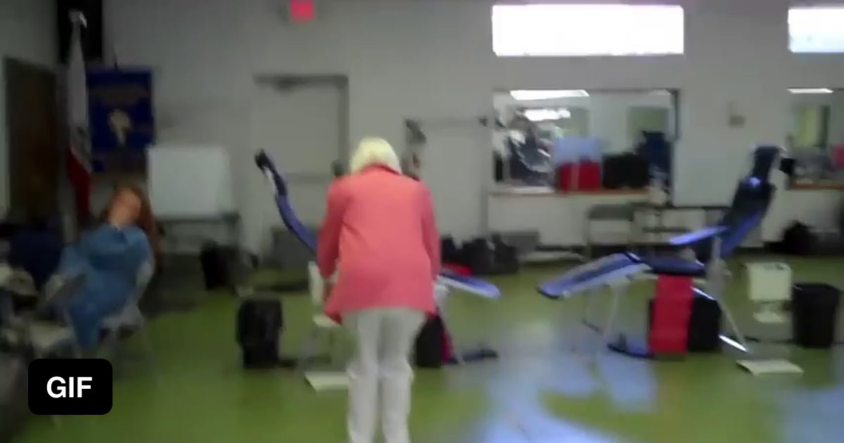 90-yr old woman does a double backflip - 9GAG