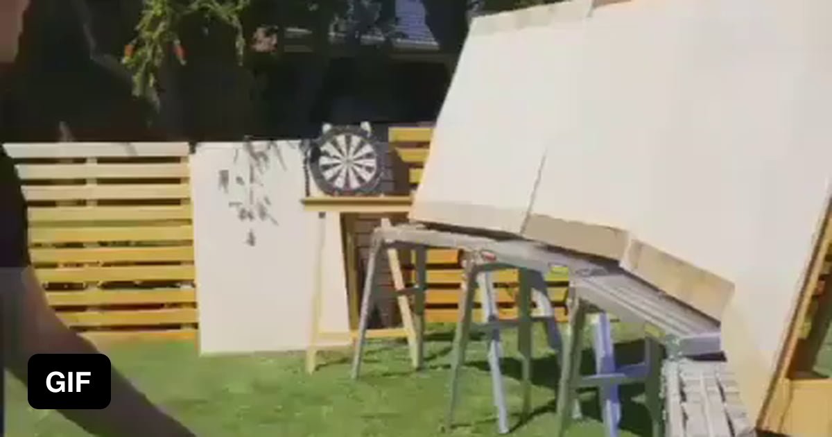 Bank shot bullseye - 9GAG