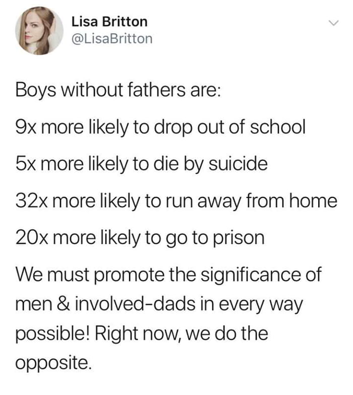 Boys without fathers - 9GAG