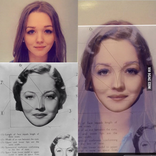 Girl has what they called 1940 the 'ideal face' from sylvia sidney - 9GAG