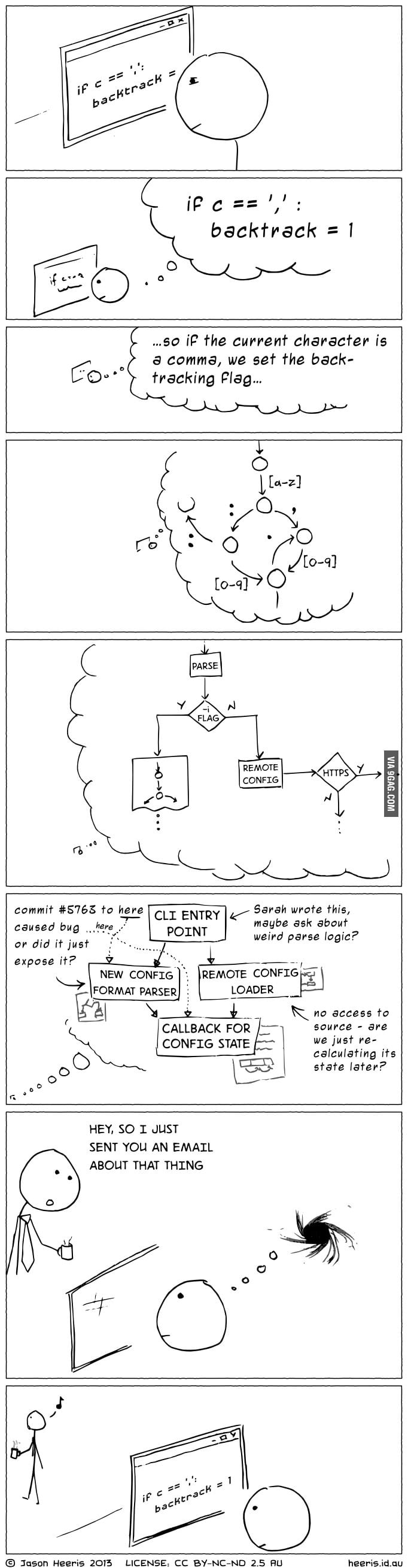That's why you shouldn't distract a programmer - 9GAG