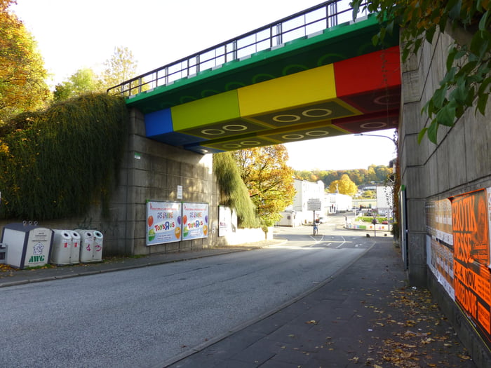 The Lego Bridge of Wuppertal, Germany - 9GAG