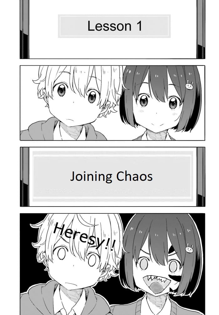 I saw random manga page and did this to it - 9GAG