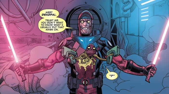 Meet Deadpal. or Broodpool. Whichever works. - 9GAG
