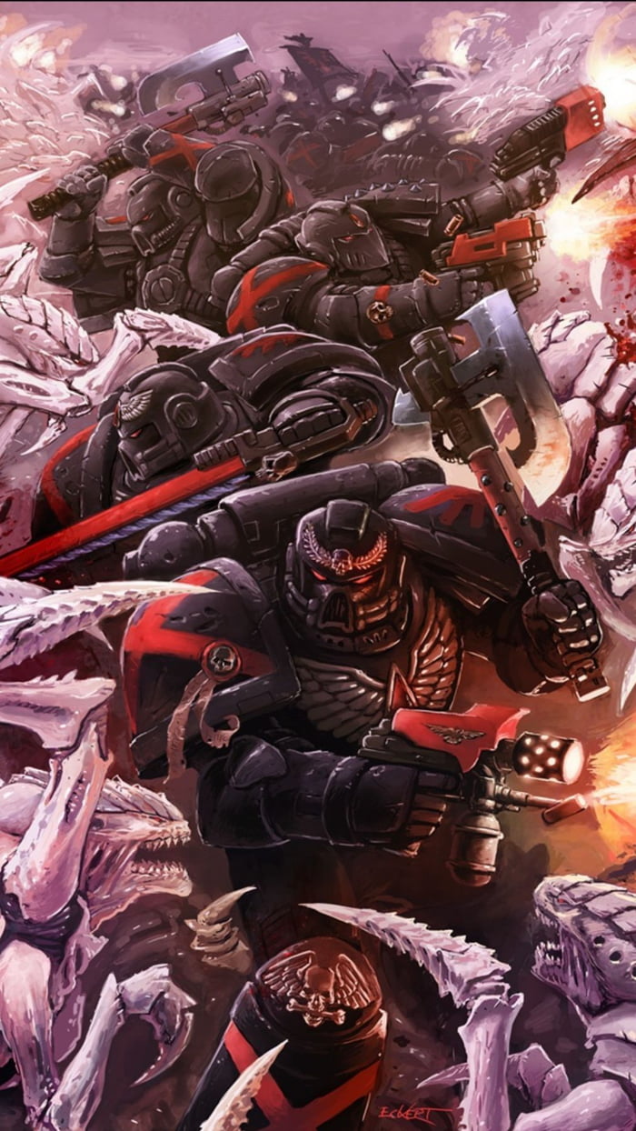 Time for another Warhammer 40k phone wallpaper. Today is the Death ...