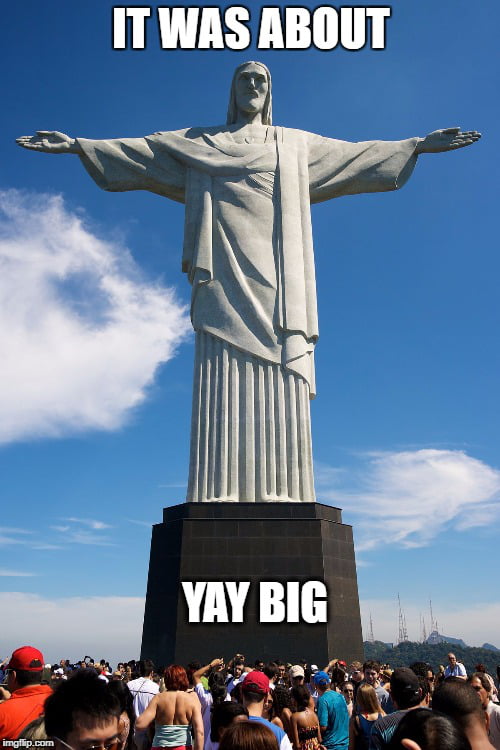 About yay big - 9GAG