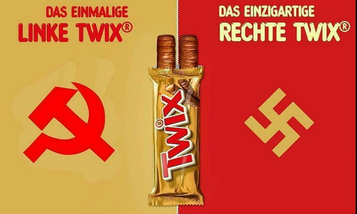 The left Twix and the right Twix! - 9GAG
