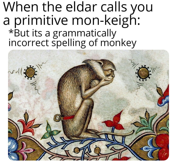 Filthy Xenos don't even know proper grammar - 9GAG