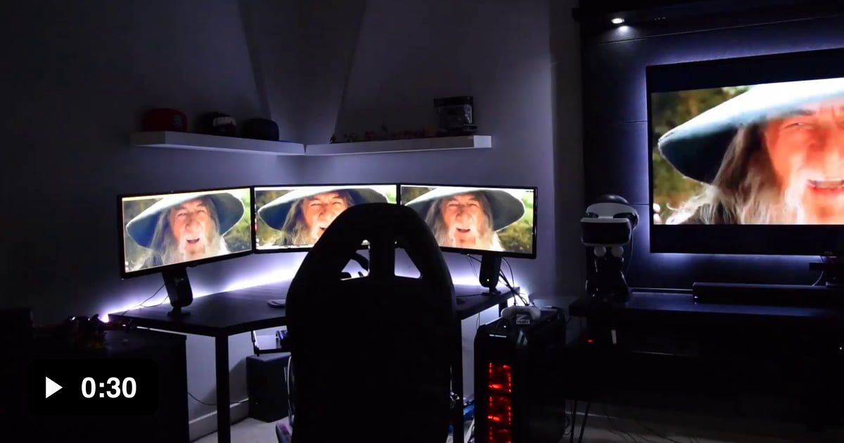 My response to my wife telling me I have too many screens in my room. - 9GAG