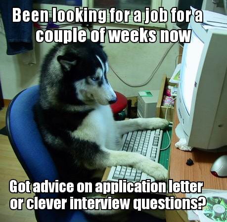Job application help - 9GAG